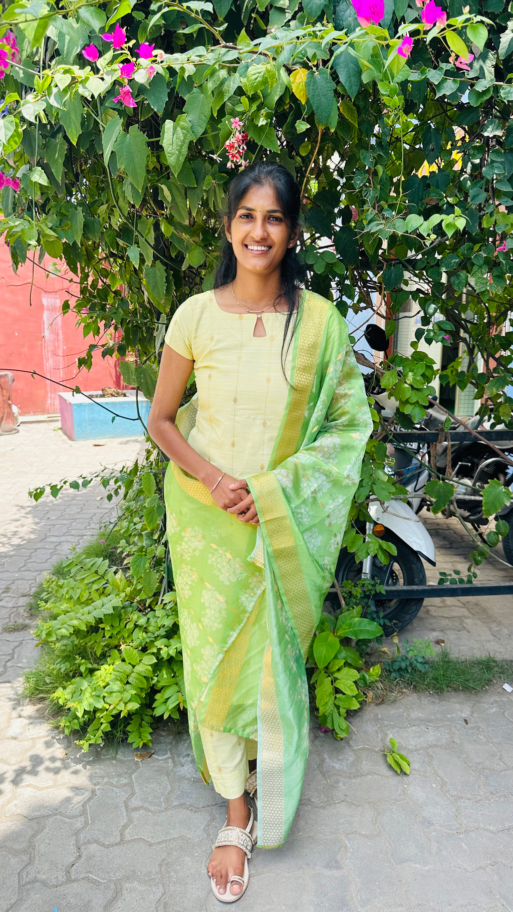 Lemon Yellow Raw Silk Set – 21C